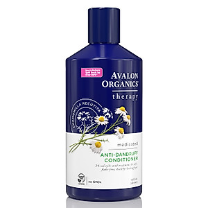 Avalon Organics Therapy Medicated Anti-Dandruff Conditioner for Soft, Flake-Free Hair, 14 Fluid Ounces
