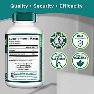 Collagen Peptides Joint Supplements for Men & Women by Genacol | Exclusive Hydrolyzed Collagen Pills | Helps Maintain Healthy Joints | Colageno Hidrolizado | Genacol Original 180 Capsules