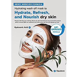 I DEW CARE Wash-Off Face Mask - Cake My Day | Mother's Day, Hydrating, Refreshing for Dry Skin with Hyaluronic Acid, 3.52 Oz