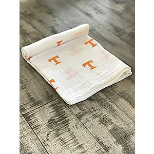 Three Little Anchors University of Tennessee Muslin Swaddle Blanket 47x47in