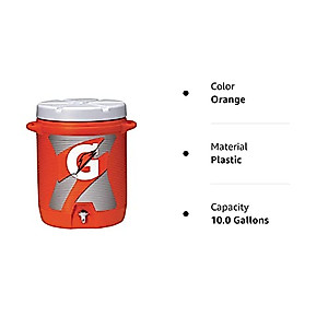 Gatorade-49035-13 Water Cooler, 10-Gallon