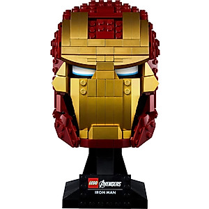 LEGO 76165 Marvel Super Heroes Iron Man Helmet, Collectible for Adults
