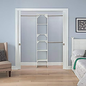 ClosetMaid SuiteSymphony Starter Closet 16-inch Wide Tower Kit Midnight Brown Wood Finish