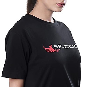 Elon Musk Space X Shirt – Space X Black T-Shirt for Men and Women (S)