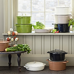 Martha by Martha Stewart 5 QT Enameled Cast Iron Dutch Oven w/Lid - Bay Leaf