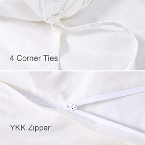 YINFUNG Tassel Duvet Cover Set Queen Fringed Cotton Boho Macrame Crochet Ivory Cream Fringed Elegant Pretty Boho Chic Bohemian Off White Bedding Set 90x90 Textured 3Pieces Quilt Cover Beige Women