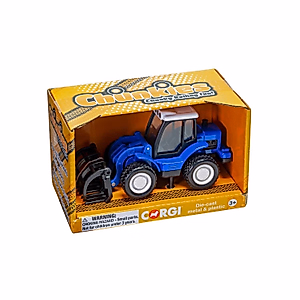 Corgi Chunkies City Service Road Works Contruction Dump Truck, Snow Plow and Tractor with Claw Grapple Triple Pack Toy Vehicles CHP13