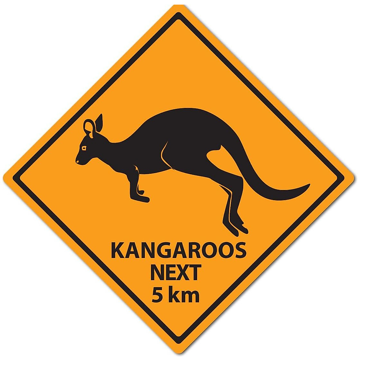 Australia Wall Decorations 4 Outback Street Signs 4 Australian Road Signs - Accents for a Unique Aussie Vibe Featuring Boomerang Kangeroo Koalas Sydney Melbourne