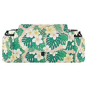 Sinestour Tropicales Stroller Organizer with Cup Holder Universal Stroller Organizer Bag Detachable Shoulder Strap Stroller Accessories for Diaper Toys Snacks Keys Fit All Baby Stroller