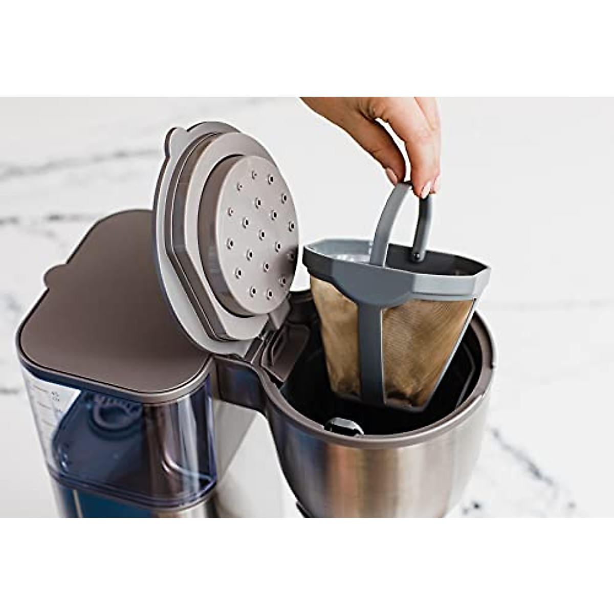 Café Specialty Drip Coffee Maker | 10-Cup Insulated Thermal Carafe | WiFi Enabled Voice-to-Brew Technology | Smart Home Kitchen Essentials | SCA Certified, Barista-Quality Brew | Stainless Steel