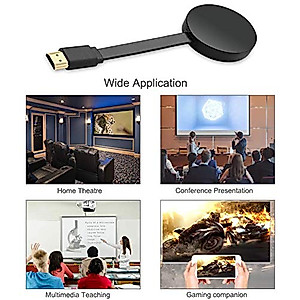 Doofany Wifi Display Dongle, Wireless HDMI Adapter Compatible with Android/iPhone/iPad/Pixel/Nexus/Mac/Windows to Stream Video Picture Files to TV Projector