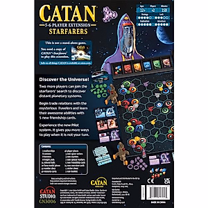 CATAN Starfarers Board Game Extension Allowing a Total of 5 to 6 Players for The CATAN Starfarers Board Game 2nd Ed.| Board Game for Adults and Family | Adventure Board Game | Made by Catan Studio
