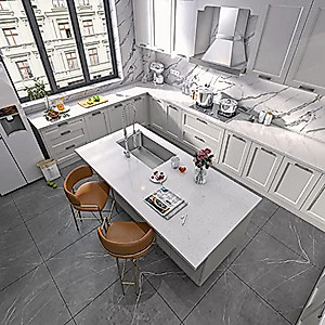 Sinber 32" x 19" x 10" Undermount Single Bowl Kitchen Sink with 18 Gauge 304 Stainless Steel Satin Finish HU3219S-S (Sink Only)