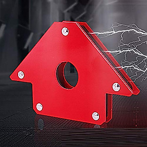 4.7" Welding Magnetic Holder and Positioner, 25lbs Strong Hold, 2 Pack Welding Magnet in Welding Soldering, 45/90/135 Degrees Corner Magnet, Metal Working Tools and Equipment