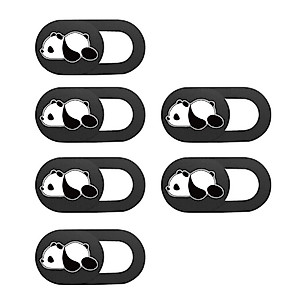 Mobestech Computer Camera 6Pcs Laptop Camera Cover Cartoon Slide Laptop Webcam Cover Slide Web Cam Privacy Cover Camera Sticker for Laptop, PC, and More Accessories Laptop Stickers