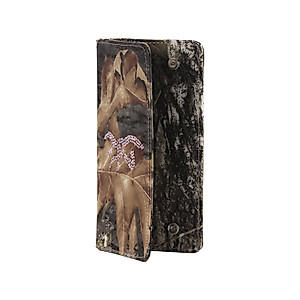 Brn Bkmark Bling Wallet Camo/Pink Signature Products Group Bgt1131