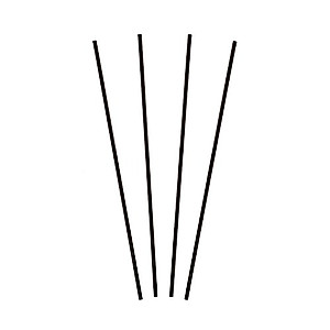 Royal 7.5" Black Sip Straw, Package of 1000