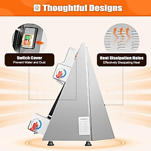 Pizza Dough Roller Sheeter, Pizza Size 4-15.74in, Commercial Dough Roller Machine, Semi-Automatic Stainless Steel Pizza Dough Roller, 110V Pizza Dough Pasta Maker Equipment, Save Time