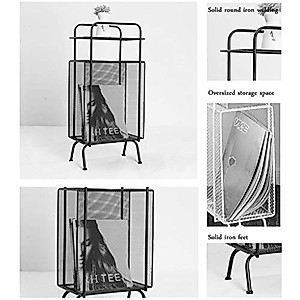 Magazine & Newspaper Baskets Magazine Rack Simple Wrought Iron Bookshelf Iron Corner Bookshelf Indoor Living Room Floor Storage Rack Multifunctional Storage Rack Display Stand Simple Bedside Table