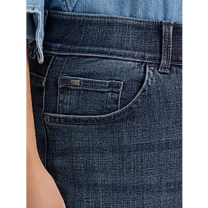 Lee Women's Plus Size Ultra Lux Comfort with Flex Motion Straight Leg Jean Royal Chakra 20W Long