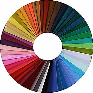 50pcs 12 x 12 inch Multicolor Cotton Fabric Bundle Squares for Quilting Sewing, Precut Fabric Squares for Craft Patchwork