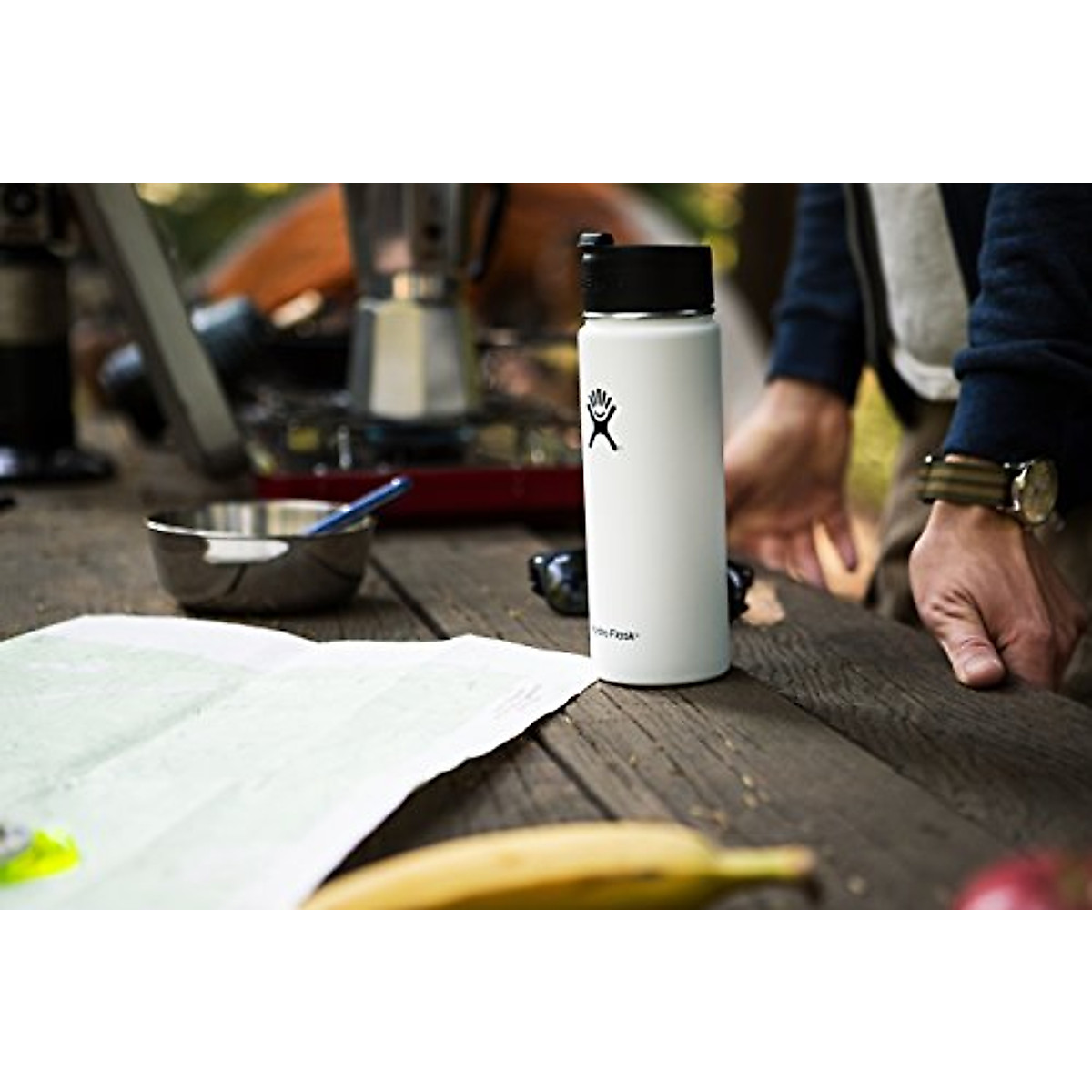 Hydro Flask Black Wide Mouth Coffee Flip Lid