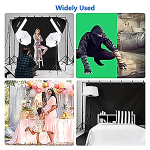 NEEWER Photography Lighting kit with Backdrops, 8.5ftx10ft Backdrop Stand, 800W Equivalent 5500K Umbrella Softbox Continuous Lighting, Photo Studio Equipment for Portrait Product Photo Shoot