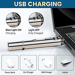 Cutomo Red Laser Pointer for Cats to Play, USB Rechargeable Laser Pointer Cat Toy Red Dot Laser Light for Cats, Cat Toys Interactive for Indoor Cats, Cat Laser Toy for Indoor Cats to Chase