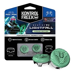 KontrolFreek Destiny 2: Lightfall Performance Thumbsticks for Playstation 4 (PS4) and Playstation 5 (PS5) | 1 High-Rise, 1 Mid-Rise