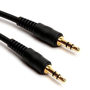 3.5mm Stereo Plug/Plug Male/Male Cable - 6ft