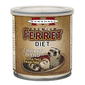 Marshall Pet Prod-Food Fd-430 New Premium Ferret Diet Topper - Chicken Blend Pet-Food, 9 Oz