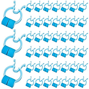 60 Pieces Nose Stop Clips Nose Nasal Stopper Clips Plastic Foam Nose Clips for Accidental or Emergency Condition (Blue)
