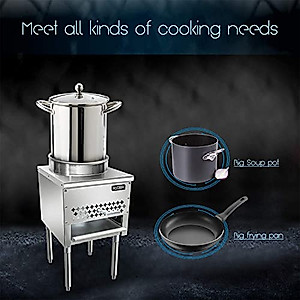 KITMA 16 Inch Wok Range - Natural Gas Range Top Wok, Outdoor Gas Stove Wok Burner, 111,000 BTU