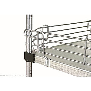 Nexel Ledge for Solid Shelves, 18" L x 4" H