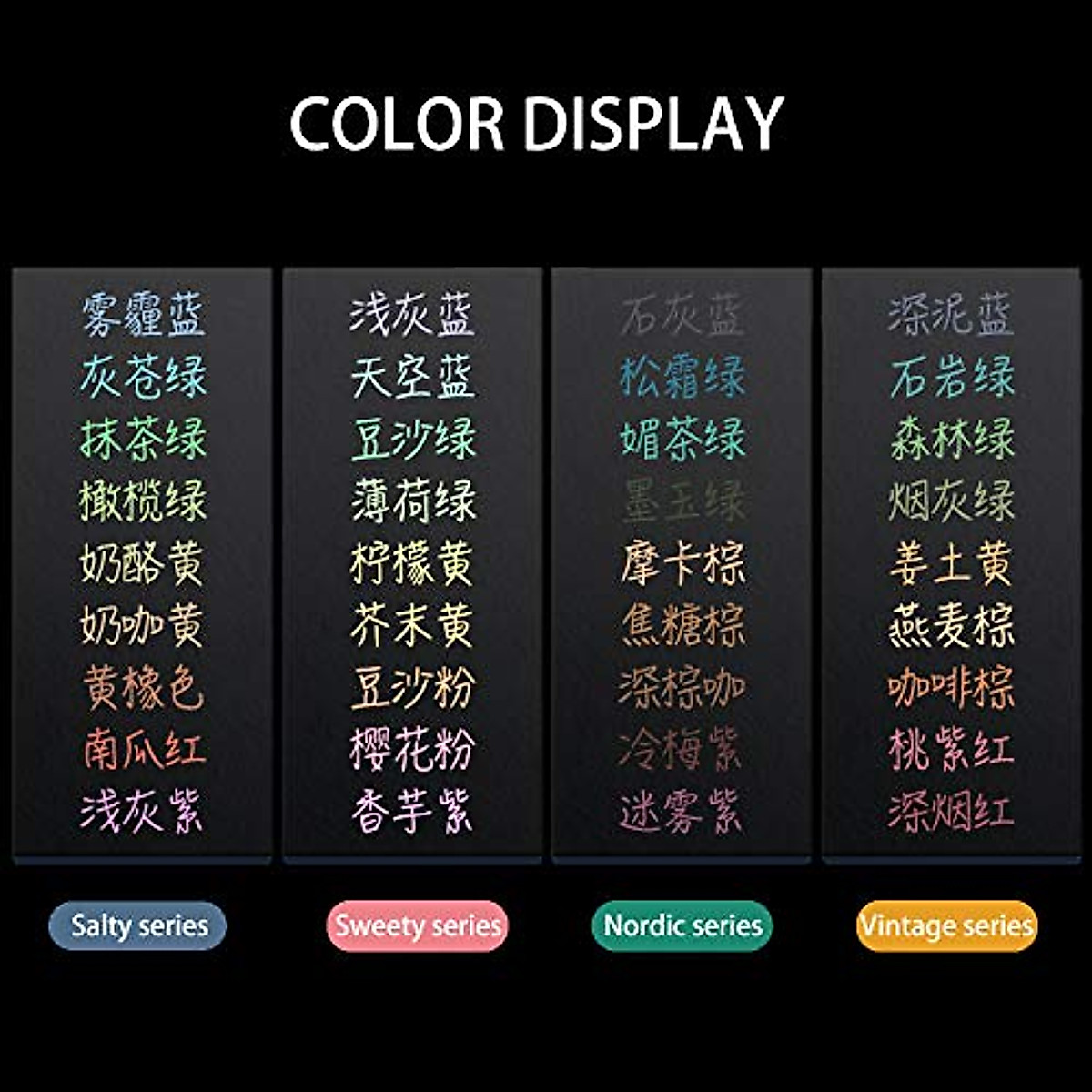 Morandi Colored Gel Ink Pens Retractable 0.5mm Fine Point Assorted Colors for Bullet Journal/To Do List/Making Notes/Art Painting, Pack of 9 (Nordic Style)