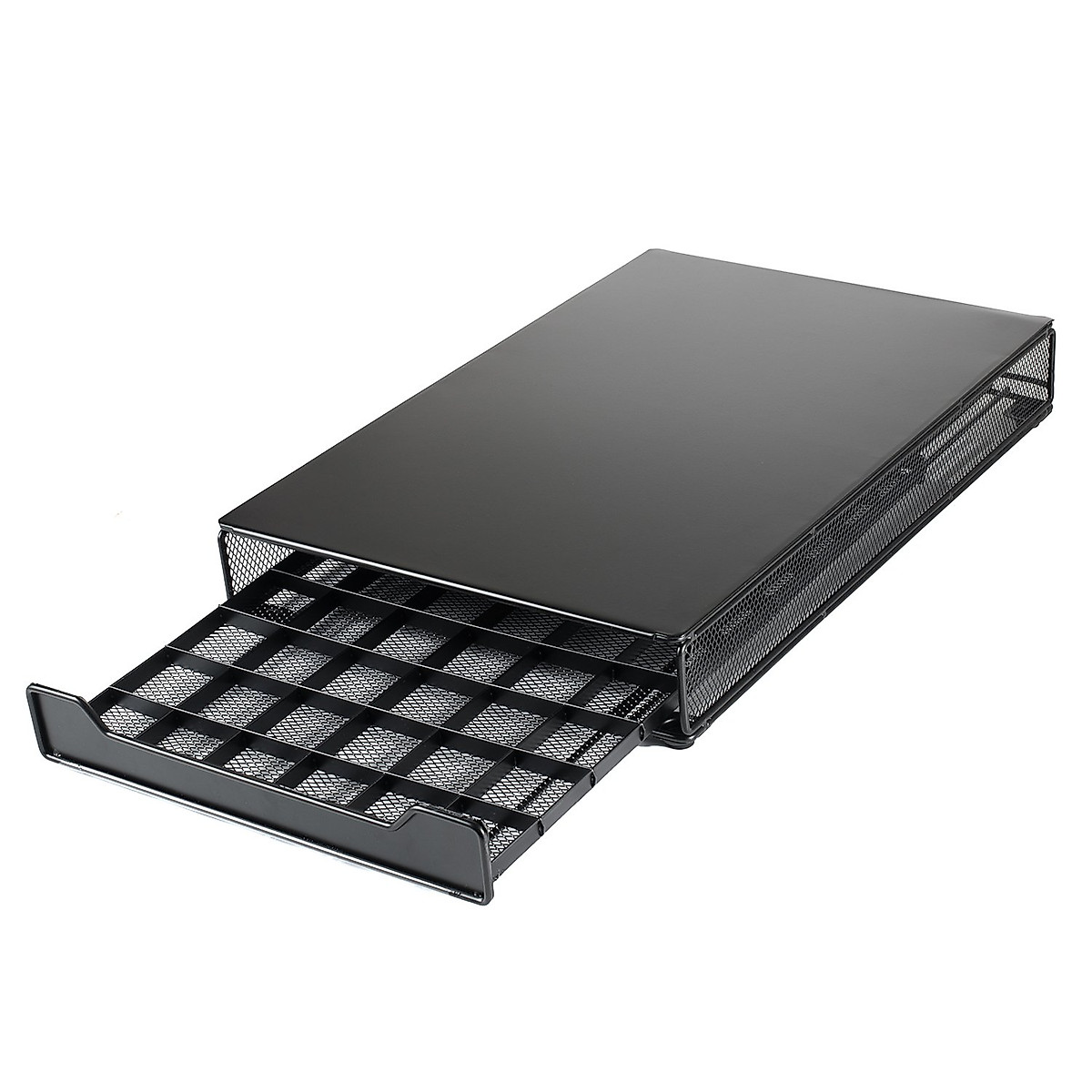 HiveNets Capsule Drawer Coffee Pod Storage Compatible for Nespresso Support Metal Holder 60 Pcs