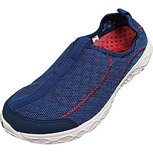 NORTY - Womens Breathable Mesh Slip-On Water Shoe, Navy 39693-7B(M) US