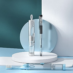 HAYAN Travel Toothbrush Kit, 3 in 1 Portable Lightweight Toothbrush Set | Individually Wrapped | Reusable | Soft Toothbrush