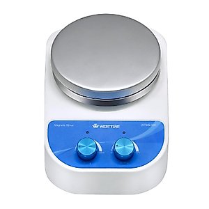WEST TUNE Magnetic Stirrer Hot Plate Max 716℉/380℃, 3000mL Stirring Capacity Magnetic Stirrer with Heat, Magnetic Stirrer with 5.5 Inch Magnetic Stir Plate & 1500 RPM Magnetic Stirrer Hot Plate Mixer