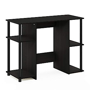 Furinno JAYA Computer Study Desk,Open Storage, Espresso