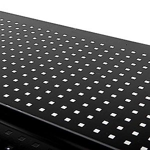 Black Rolling Storage Cart Utility Cart with Wheels Multipurpose Mobile Utility Storage Cart for Living Room Bathroom Kitchen Office Carts & Stands Utility Carts 60 x 32 x 75cm (L x W x H)