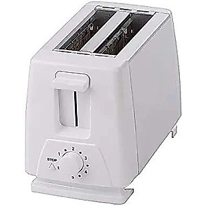 Hovico Toaster 2 Slice,Extra Wide Slot Toasters 2 Slice 6 WHITE Settings and Removable Crumb Tray, Stainless Steel Toasters Breakfast Machine