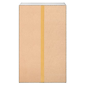 Amazon Basics 5-Cube Organizer Bookcase, White, Solid, 19.5 x 9.4 x 31.5 inch