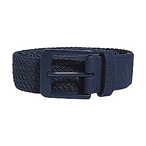 adidas unisex-adult Braided Stretch Belt, Collegiate Navy, Large / X-Large