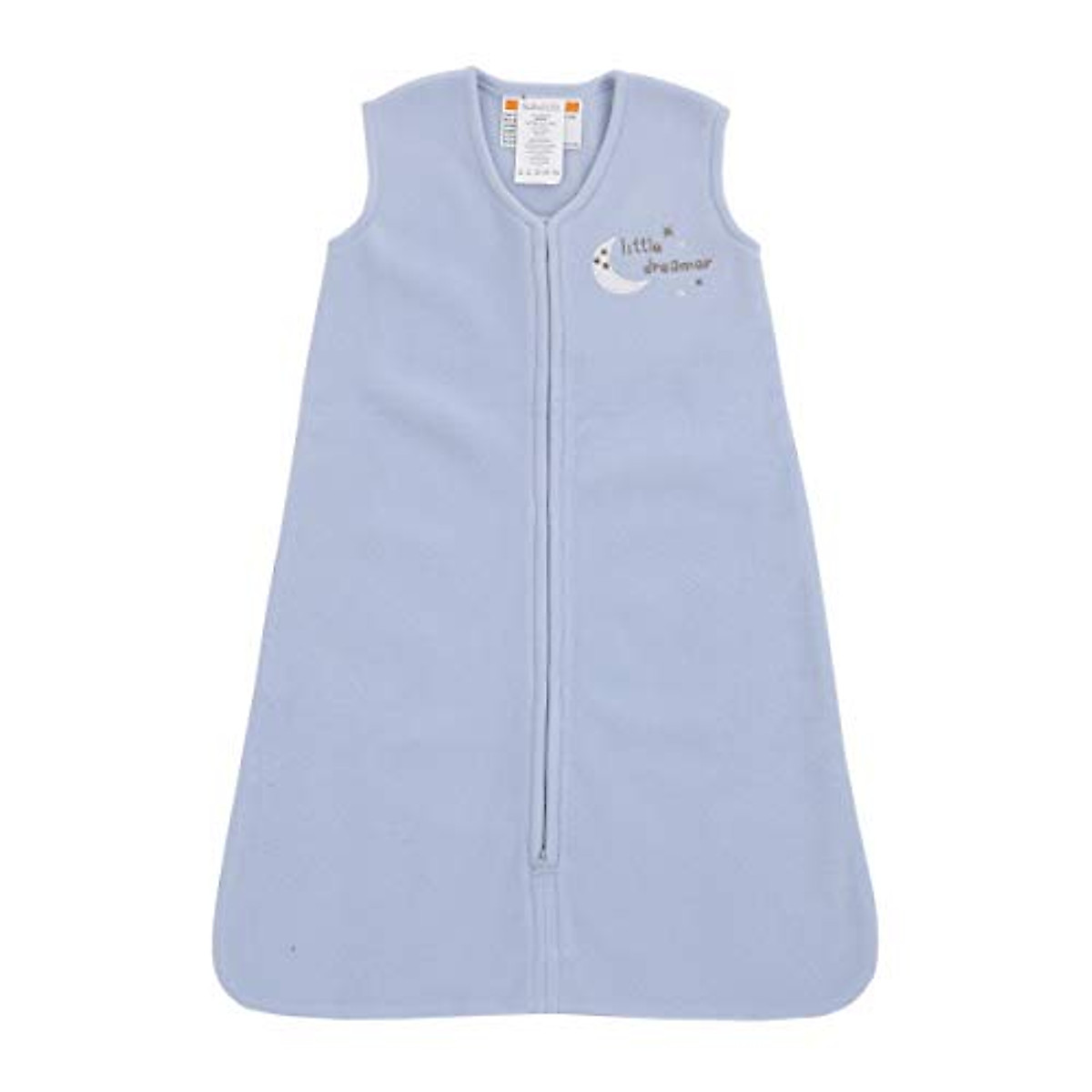 Sumersault - Blue Blanket - Microfleece Wearable Blanket for Babies 14-22 Lbs. | Swaddle Blanket, Medium