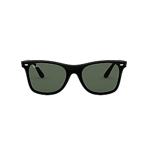 Ray-Ban Rb4440n Blaze Wayfarer Square Sunglasses, Black/Dark Green, 41 mm