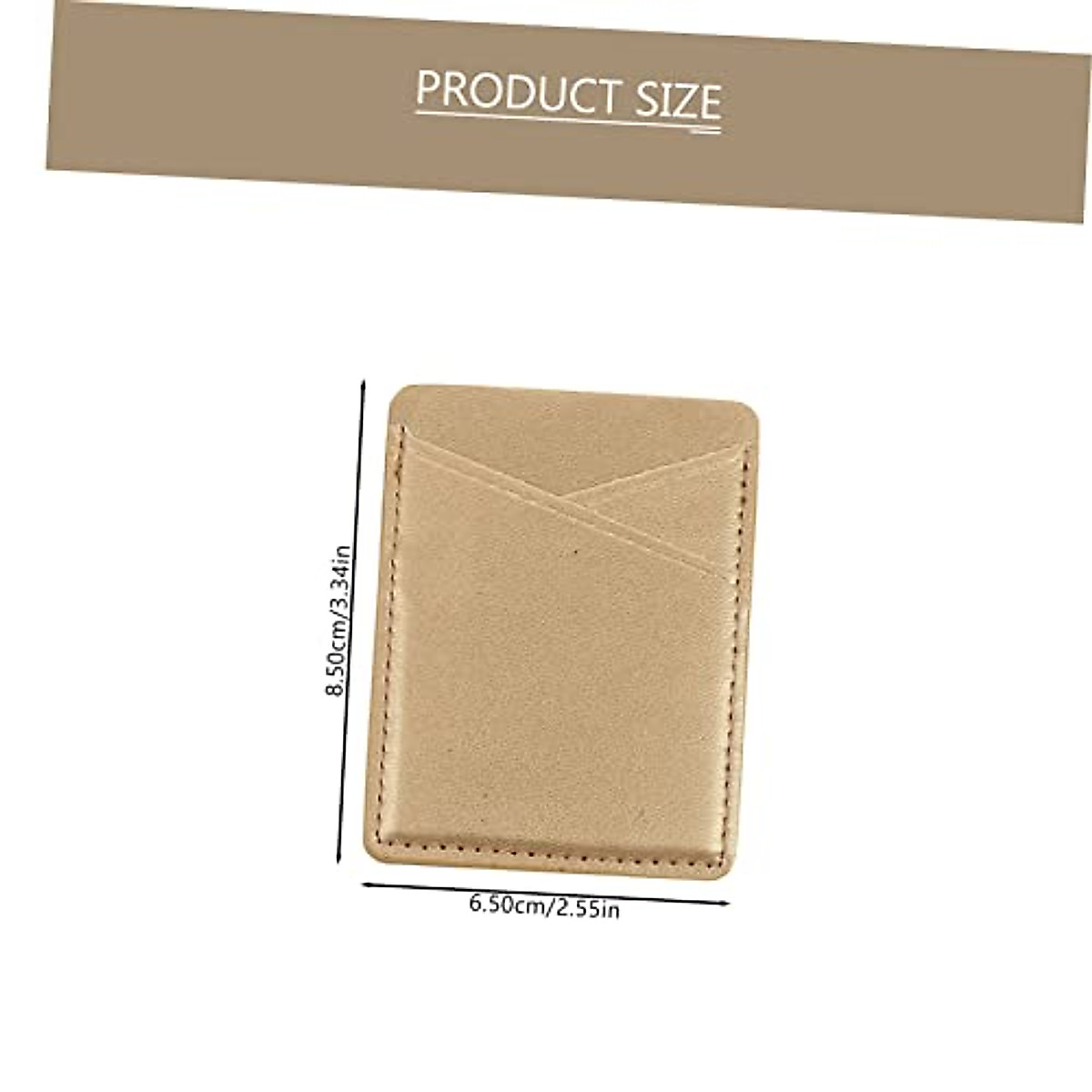 UKCOCO 10 Pcs Mobile Phone Sticker Card Case Stick on Phone Wallet Phone Pocket Phone Id Wallet Holder Back Phone Wallet Pocket Leather Phone Wallet Small Card Wallets Sim Card Dual Card