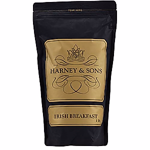 Harney & Sons Irish Breakfast Tea, 16oz Loose Leaf Black Tea, 100% Assam