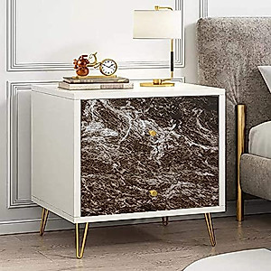 Luxury Self Adhesive Contact Paper Kitchen Stickers Roll/Oil Proof Waterproof Kitchen Countertop Furniture Film Wallpaper Stove Cabinet Stickers 24×200 inch