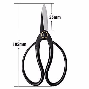 gonicc Professional 7.3" Bonsai Scissors(GPPS-1012), For Arranging Flowers, Trimming Plants, For Grow Room or Gardening, Bonsai Tools. Garden Scissors Loppers.